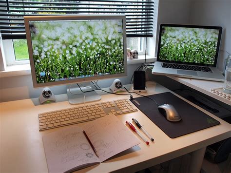 Best Computer Design Images On Pinterest Computer Setup Desk Setup And Office Organization