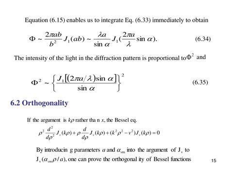 Ppt Chapter 6 Bessel Functions Powerpoint Presentation Free Download