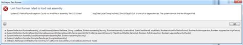 Exception Running Nunit 26 Tests Resharper Support Jetbrains