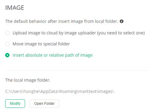 Feature Support Saving To Relative Directory When Insert Image