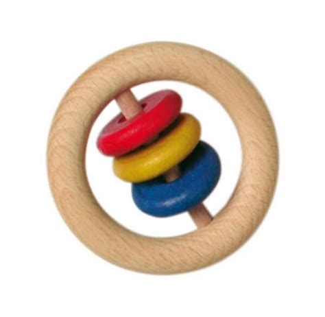 Wooden Rattle Small Montessori Australia