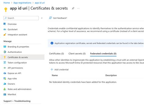 [feature Request] Is Msal Net Compatible With Workload Identity