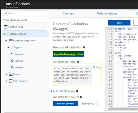 Create And Configure Custom Connectors For Powerapps And Msflow From Azurefunctions
