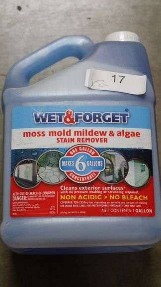 Wet And Forget 1 Gal Moss Mold Mildew And Algae Stain Remover Dallas