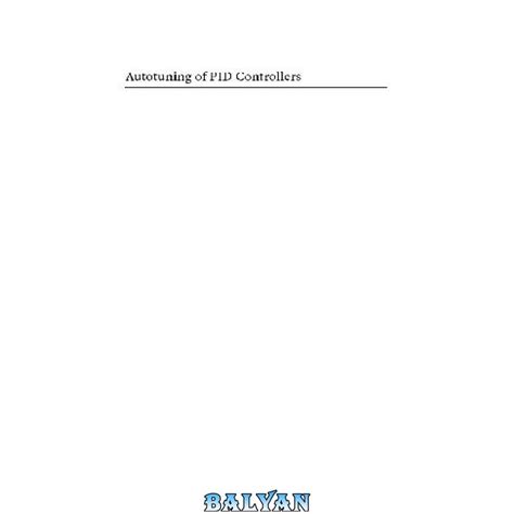 دانلود کتاب Autotuning Of Pid Controllers Electronic Resource A