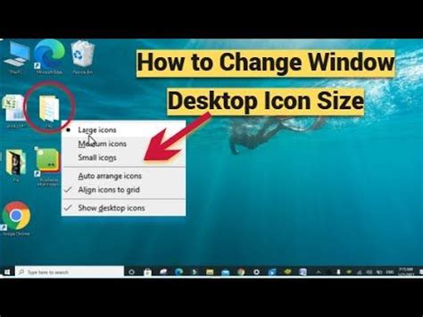 Change Desktop Icon Size Windows 10 How To Change Desktop Icon Size In Windows 10