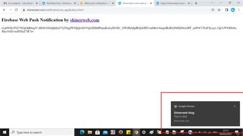 How To Send Push Notification To Web Browser By Using Firebase Shinerweb