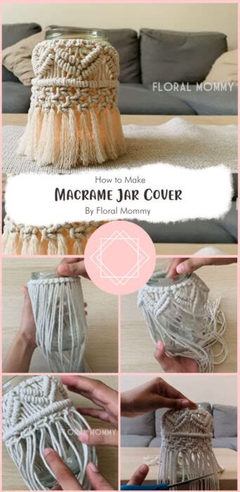 6 DIY Macrame Jar Cover Free Tutorial Ideas Carolinamontoni Com