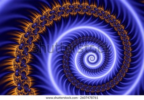 Golden Ratio Fibonacci Sequence Generating Hypnotic Stock Illustration