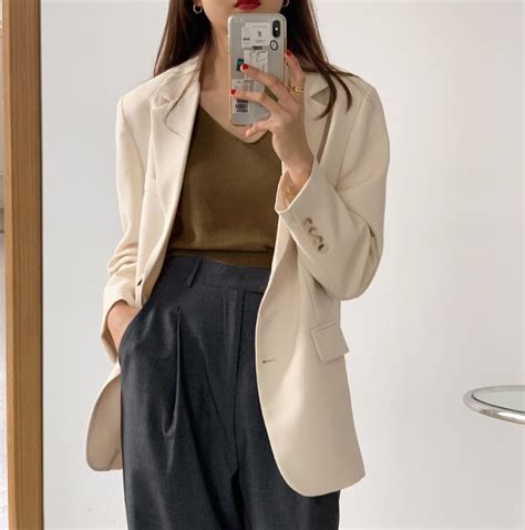 당일출고 힐러리 가을 간절기 오버핏 자켓 블레이저 여성정장자켓 빅사이즈 오피스룩 르뚜앙