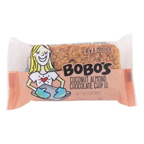 Bobos Oat Bars All Natural Gluten Free Chocolate Almond 3 Oz