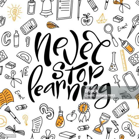 다시 낙서 요소와 레터링 학교입니다 타이 포 그래피 교육 밑그림입니다 핸드 그린 단어 쓰기입니다 벡터 일러스트 레이 션 0명에 대한 스톡 벡터 아트 및 기타 이미지 Istock