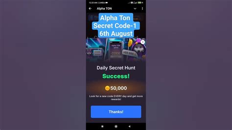 Alphaton Secret Code 1 6th August Alphaton Youtube