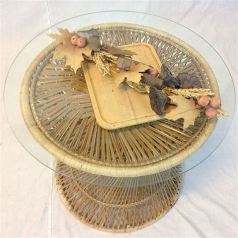 Hire Peacock Table With Glass Top