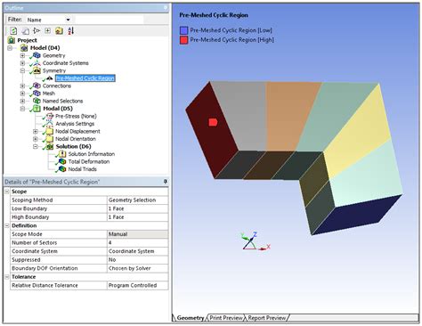 15131 Pre Meshed Cyclic Symmetry