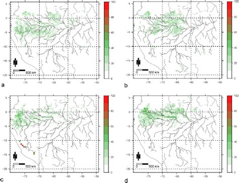 proportion of models in agreement [ ] in a forward shift a c and