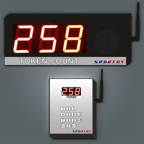 Token Display System Wireless Token Display System From New Delhi