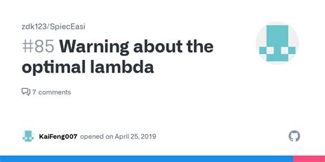 Warning About The Optimal Lambda Issue Zdk Spieceasi Github