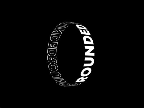 Rounded Text Effect By Jishan Branding Agency On Dribbble
