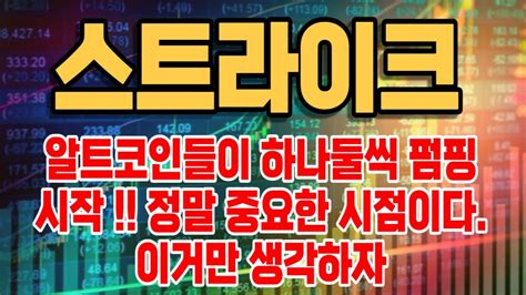 스트라이크 코인주가전망 코인대응전략 코인매수타이밍 코인목표가 앞으로의 전략 Youtube