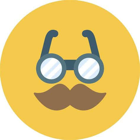 Premium Vector Fun Glasses Flat Illustration