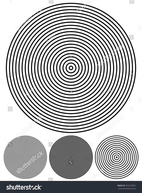 Concentric Circles Stock Vectors Images Vector Art Shutterstock