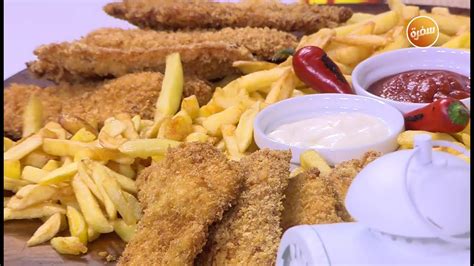 دجاج بانيه مقرمشة غادة التلي Youtube