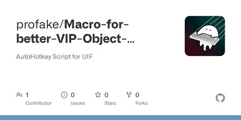 Github Profakemacro For Better Vip Object Control Autohotkey Script