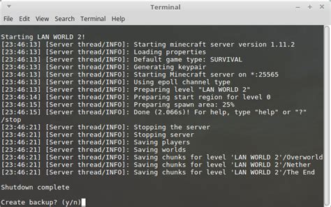 [server Manager][backup] Linux Minecraft Server Manager Lmsm