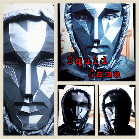 Download Free Stl File Squid Game Mask Front Man Maske 3d Print Model