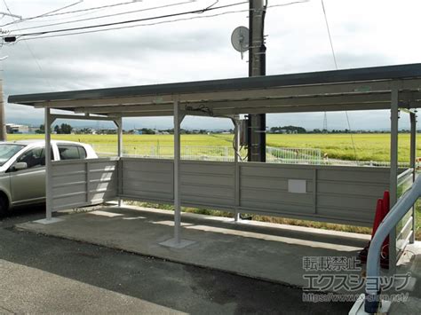 新潟県新潟市のヨドコウサイクルポート・自転車置き場施工例ヨド自転車置場 Yokcタイプ 2連棟 積雪型 Yokcs 28041908446 1