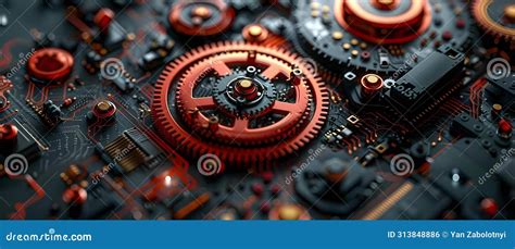 Synchronous Symphony The Essence Of Tech Evolution Concept Technology