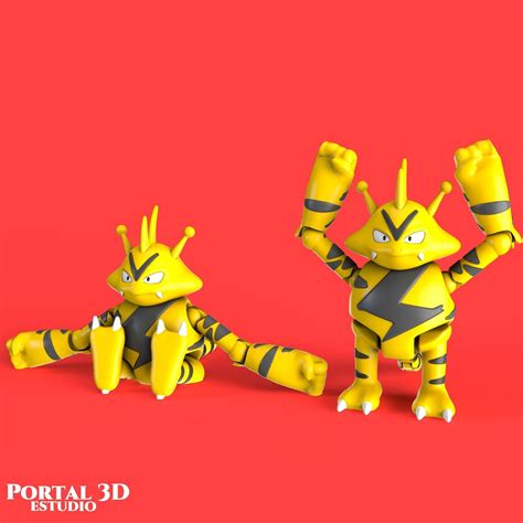 Pokemon Electabuzz Articulated 3d Model 3d Printable Cgtrader