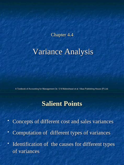 Variance Analysis Pdf Cost Variance