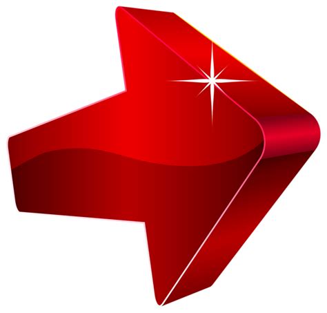 Red Arrow PNG