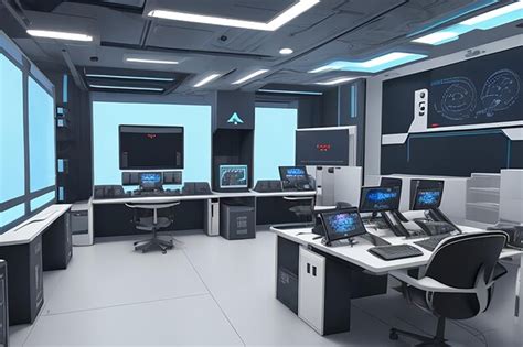 Premium Ai Image Advanced Virtual Reality Simulation Lab
