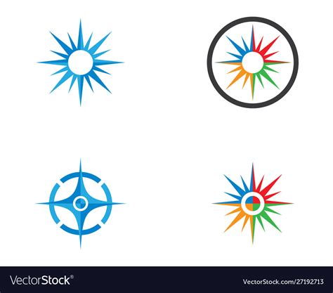 Compass Symbol Icon Royalty Free Vector Image Vectorstock