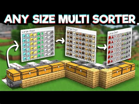 How To Create An Automatic Item Sorter In The Minecraft 1 17 Caves And Cliffs Update