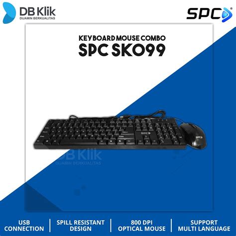 Jual Spc Keyboard Mouse Combo Sko99 Shopee Indonesia