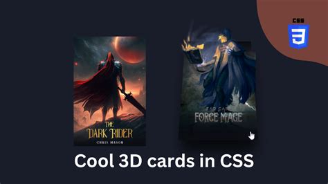 create a cool 3d game card in css rare programmer