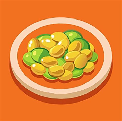 Lima Beans Food Vector Illustration Premium AI Generated Image