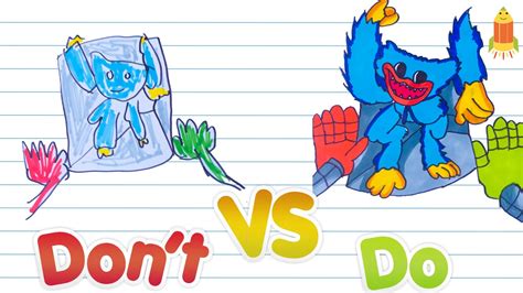 H Ng D N How To Draw Huggy Wuggy Cute B Ng C Ch N Gi N Nh T