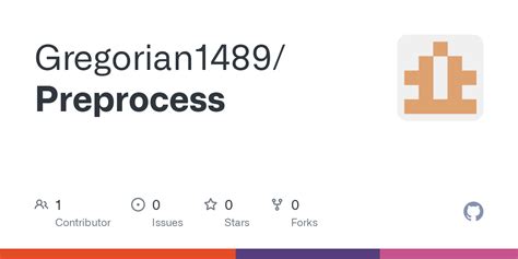 Github Gregorian1489preprocess