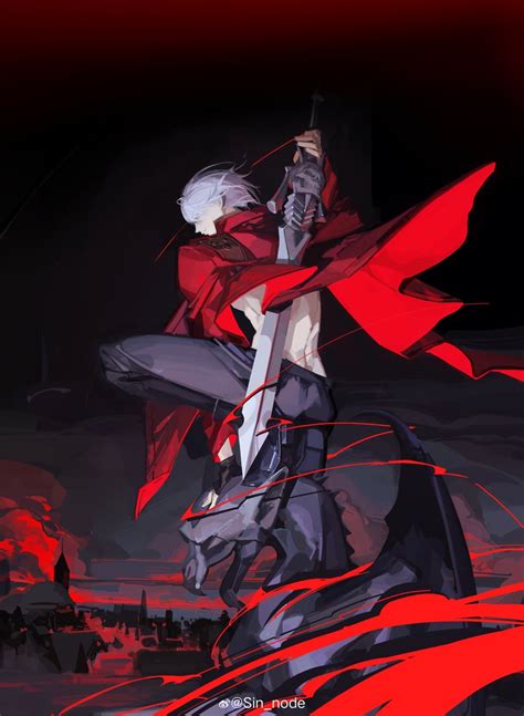 Dante Devil May Cry And More Drawn By Sin Node Danbooru