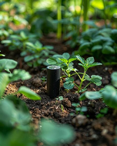 Premium Photo A Smart Sensor Measuring Soil Nutrients Wallpaper