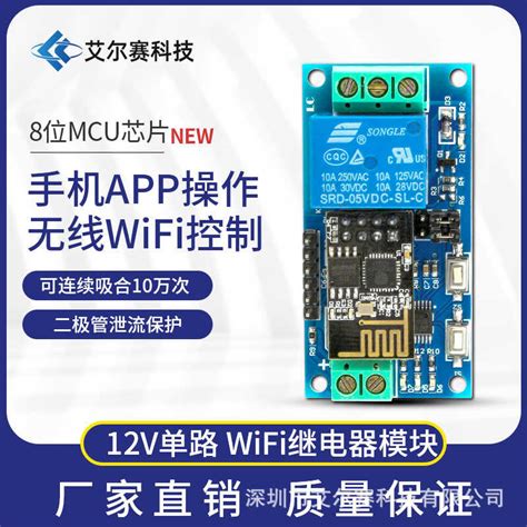 12v Esp8266 Wifi Relay Iot Smart Home Mobile App Remote Control Switch New Version Shopee
