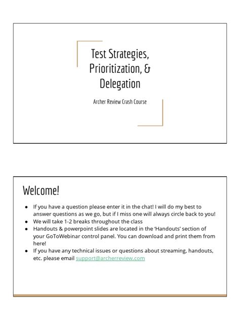 Test Strategies Prioritization And Delegation Pdf Heart Heart Valve