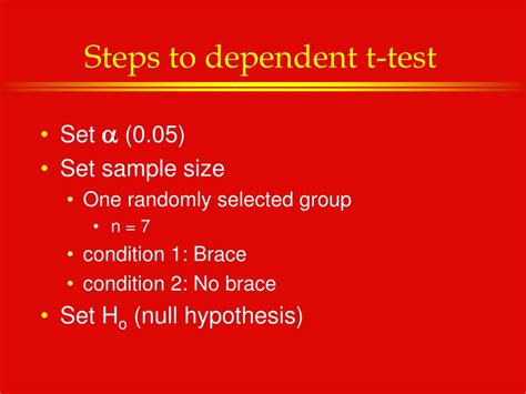PPT Dependent T Tests PowerPoint Presentation Free Download ID