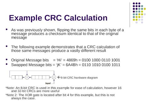 Ppt Example Crc Calculation Dokumentips