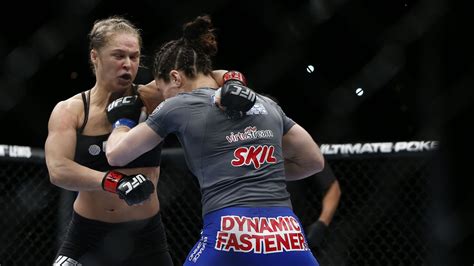 Ufc 170 Results Ronda Rousey Called Her Liver Shot Finish Of Sara